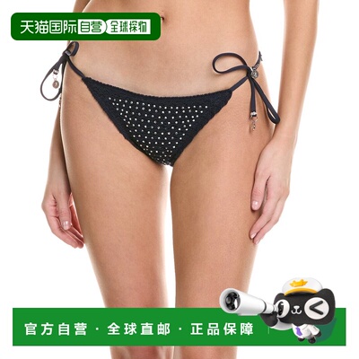 自营 Milly Glimmer 细绳比基尼泳裤 - 蓝色 美国奥莱 直发性感