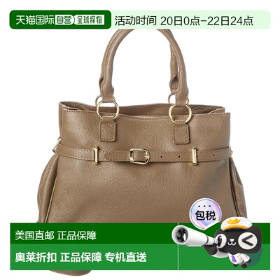 自营Persaman New York Leather Shoulder Bag - brown 美国奥莱