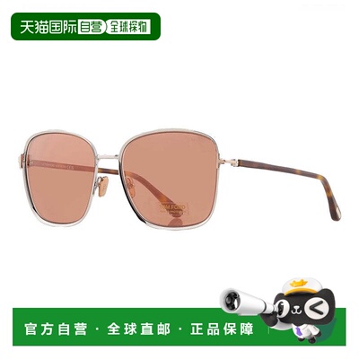 自营tom fordFT1029 32E玫瑰金/棕色光泽深色钌 美国奥莱直发