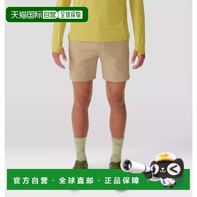 自营Men's Mountain Hardwear Basin Trek Shorts Moab Tan Stret