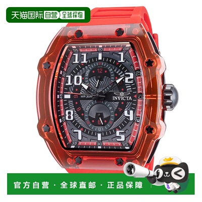 自营Invicta Men's Racing 48.5mm Red Quartz Watch - red 美国