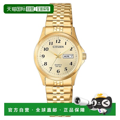 自营Citizen Women's Classic Gold Dial Watch - gold 美国奥莱