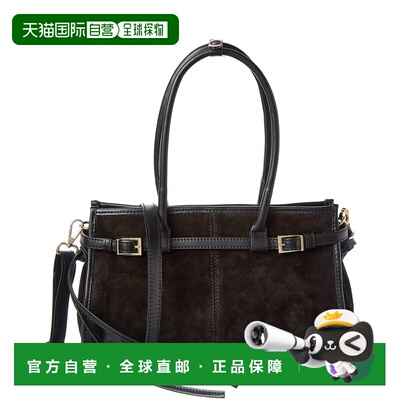自营Persaman New York Sadie Suede Tote - black 美国奥莱直发