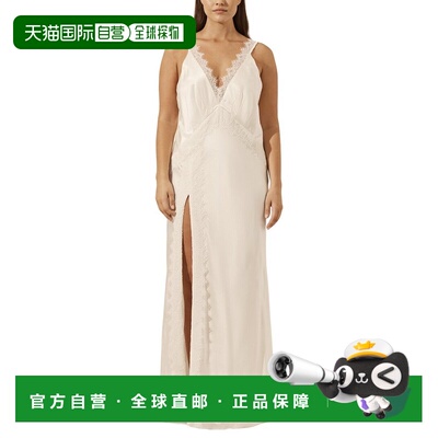 自营Shona Joy La Lune Cumulus Silk Lace Strap Split Maxi Dre