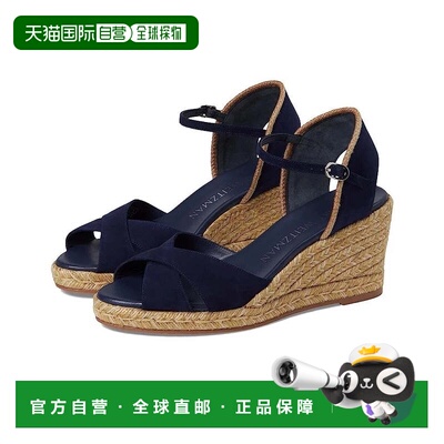 自营Men's Stuart Weitzman Mirela II Espadrille Wedge Sandal