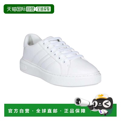 自营Bally Mandye 6238693 Women's White Calf Plain Sneakers -