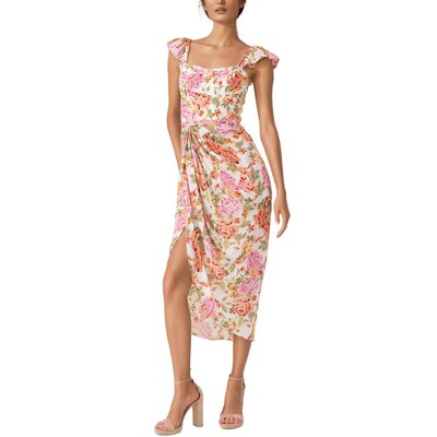 自营YUMI KIM Barlow Midi Dress - black 美国奥莱直发