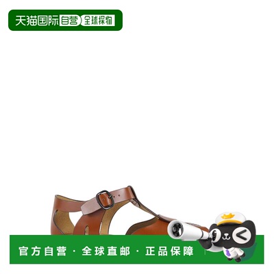 自营hereu浅棕色皮革钓鱼鞋，带可调节皮带-棕色 美国奥莱直发