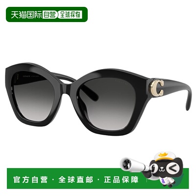自营Coach  HC 8421U 50023C 54mm Womens Irregular Sunglasses