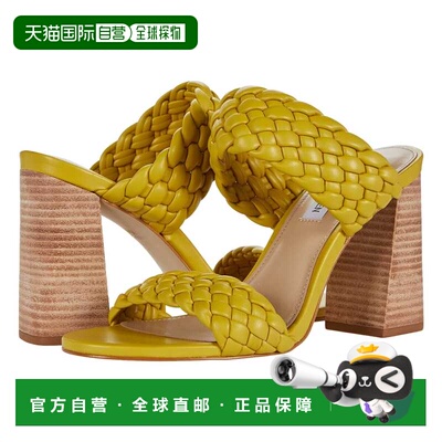 自营Steve Madden Tielo Heeled SandaI Citron  TIEL01S1-818 Wo