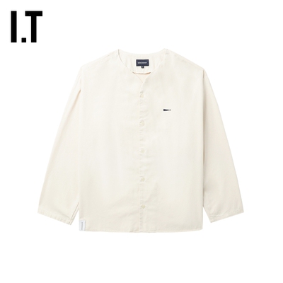 ITDESCENDANT无领长袖衬衫