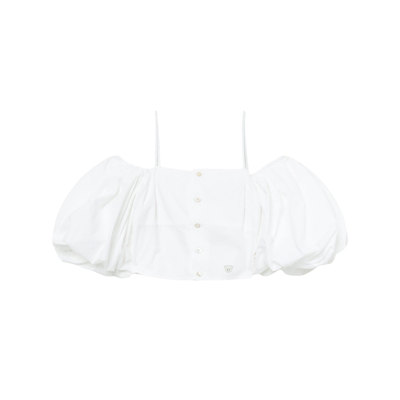 ITBAPY泡泡袖吊带上衣