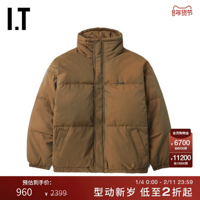 ITGROUNDZERO立领拉链羽绒服