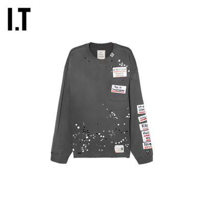 ITMiharaYasuhiro宽松长袖T恤