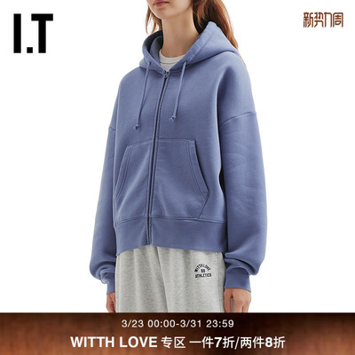 ITWITTHLOVE连帽拉链卫衣