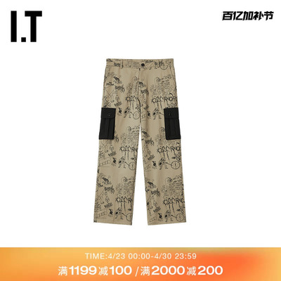 ITWESTFALL工装长裤潮流趣味