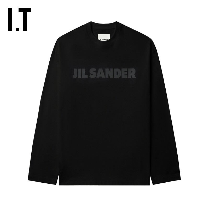 IT JIL SANDER男装宽松长袖T恤新款简约休闲圆领上衣内搭GC0167MP