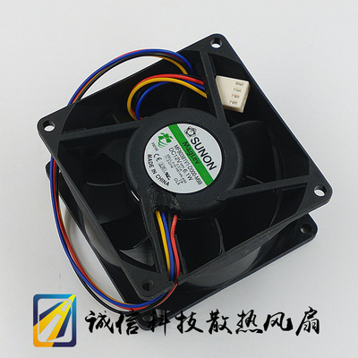 SUNON MF80381V1-D000-M99 12V 6.1W 8CM 8038 4线服务器机箱风扇