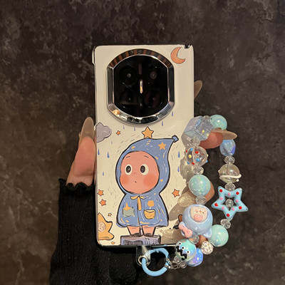 雨衣星星人适用华为mateX7手机壳
