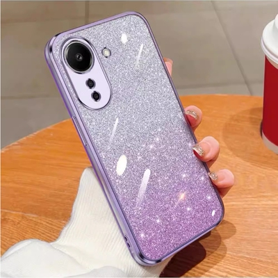 红米redmi13C渐变闪粉保护套