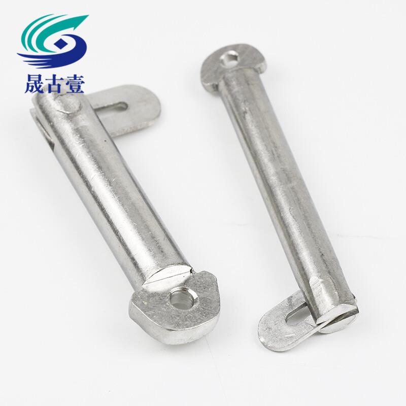 晟古壹正宗304不锈钢肘节栓舌销GB3473-83船用b型带舌插销带舌销