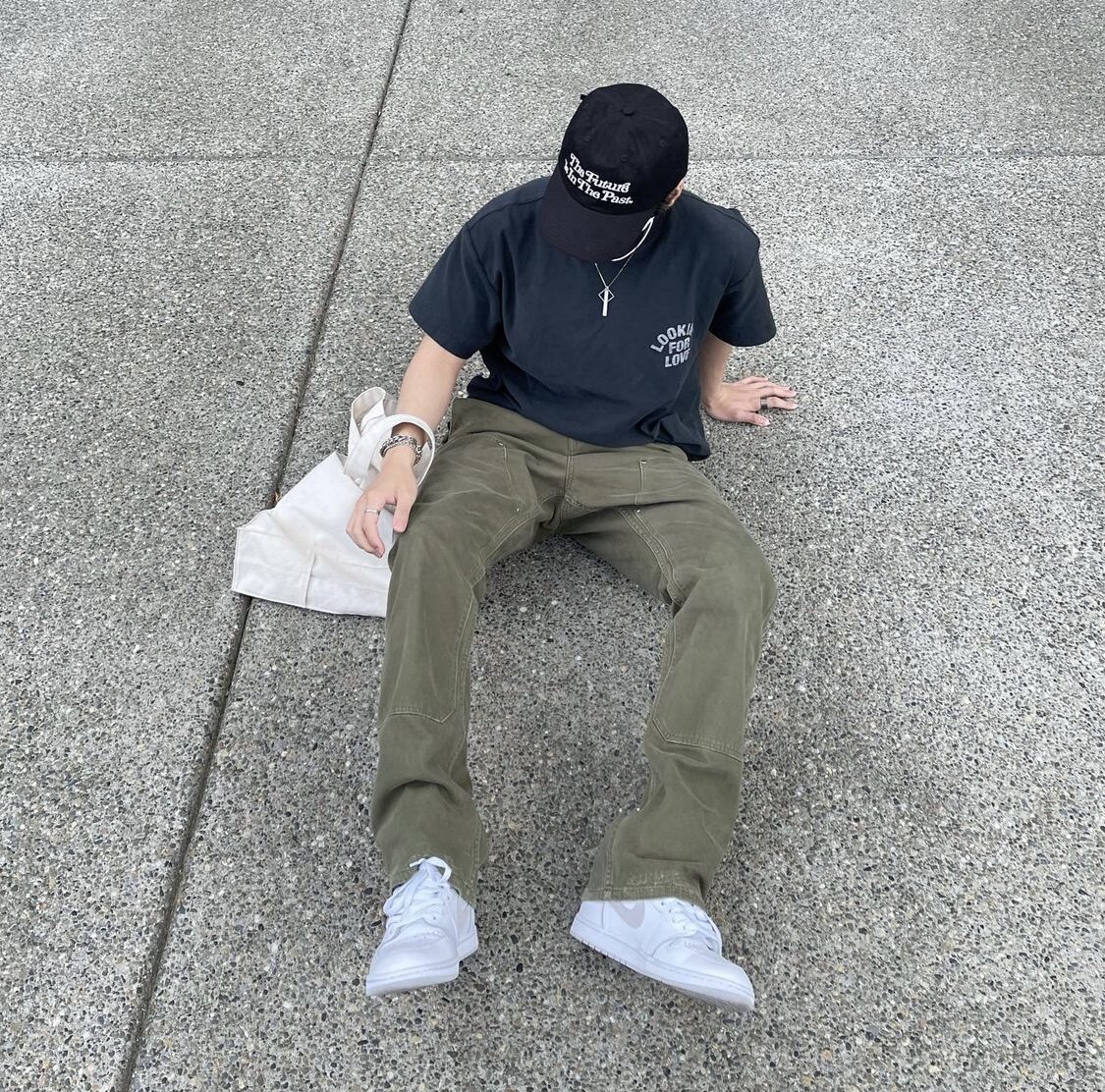 VUJADE 004 KENIJIMA vibe风微喇水洗直筒做旧工装裤宽松休闲长裤_虎窝淘