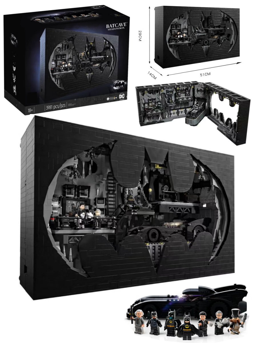 Superhero 76252 Batman Batcave Shadow Adult High Difficulty Boy kids ...