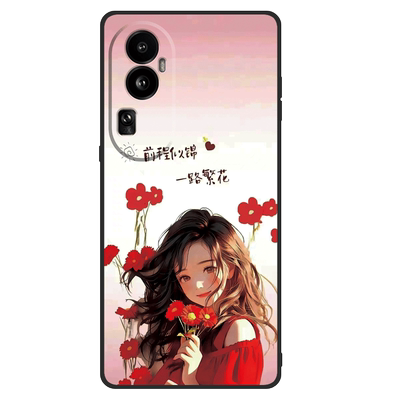 适用于opporeno10pro手机壳PHV11o软硅胶0pp0rneo1opro情侣Ren0 10pro新款roneL0pro小清新PHV110全包边可爱