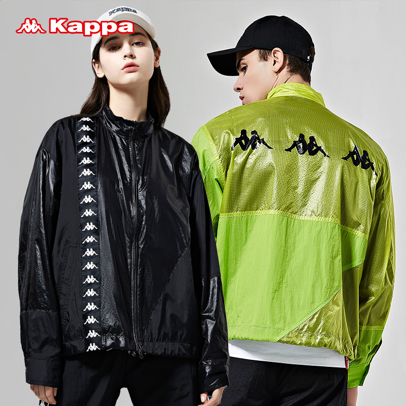 KAPPA卡帕outlets串标JIEDA联名情侣男女夹克外套_虎窝淘
