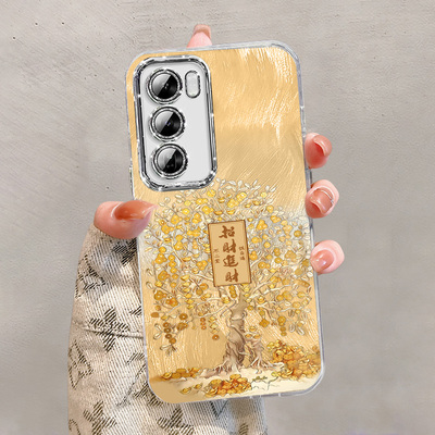 发财树适用opren12手机壳