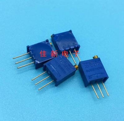BOCHEN 3296W顶调多圈精密可调电位器100R 100K 200R 10K可调电阻