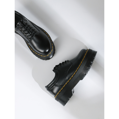 英伦厚底圆头系带牛津鞋男女款