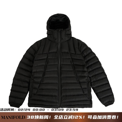 Manifold｜90三星白鹅绒东丽7D尼龙轻便防风连帽简约排骨羽绒服