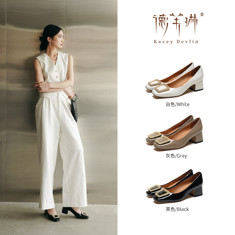 德芙琳Kacey Devlin春季时尚优雅气质单鞋KD7008