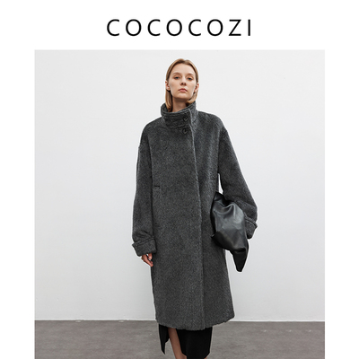 COCOCOZI高定羊毛大衣外套