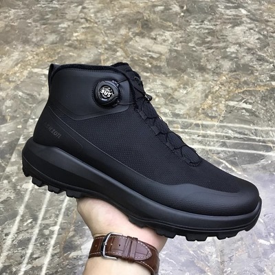 男鞋冬季天鹅绒加厚棉鞋2025新款休闲鞋男士时尚鞋男士高帮跑步运