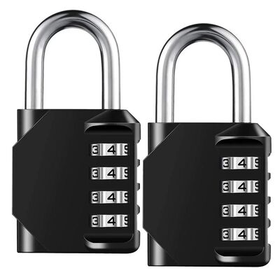 1pc Combination Lock Resettable 4 Digit Padlock with Combina