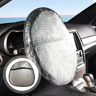 Universal Car Steering Wheel Sunshade Cover Foldable Shield