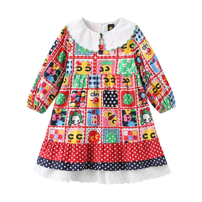 clanc长袖连衣裙clan-C春季