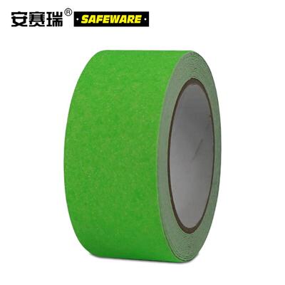 安赛瑞彩色防滑胶带(荧光绿)50mm5m荧光色防滑胶带11904