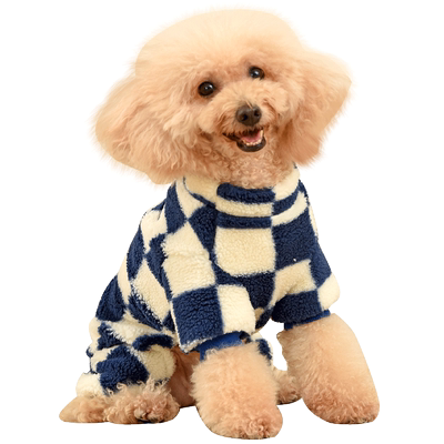 歌照狗狗羊羔绒狗狗衣服四脚衣