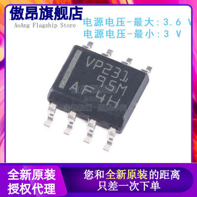 原装正品 SN65HVD231DR 印字VP231 SOP8 总线收发器芯片