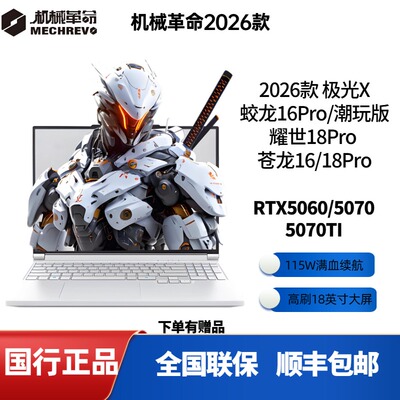 机械革命蛟龙高端游戏18英寸高刷