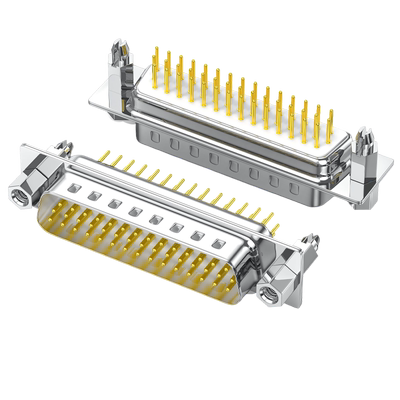 DP44针直插/弯脚焊板插头3排44针