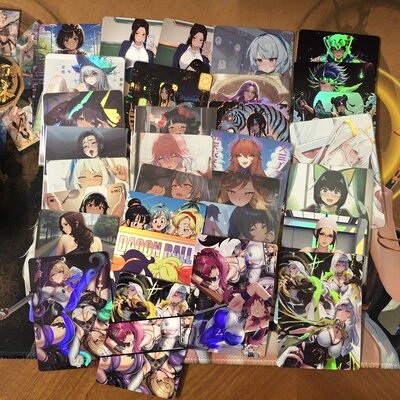 绘天阁单卡系列 整理第十五季折光彩闪磨砂收藏卡（大卡63*88mm）