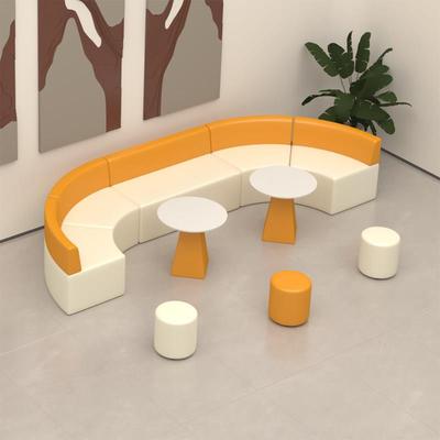 眼镜店口腔牙科诊所办公接待室洽谈等候休闲休息区异形组合沙发