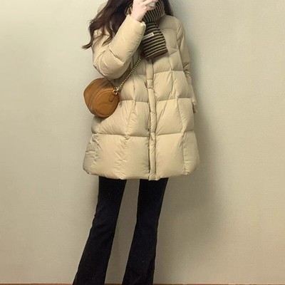 一善暖中长款外套时髦外穿短外套(大货不收版～速发)KL2339