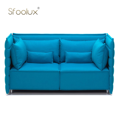 Sfoolux矮背沙发alcove plume sofa意式极简客厅休闲双人布艺沙发