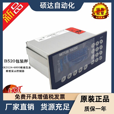 梅特勒托利多B520.00/10称重显示器B520.00标准型控制仪表XK3124