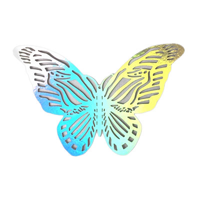 炫彩3d立体镂空纸蝴蝶简约创意